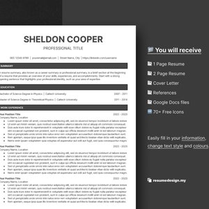 Resume Template Resume Template Google Docs Resume Template 2023 Resume ...