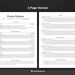 Resume Template Resume Digital Resume Downloads Resume Google Docs ...