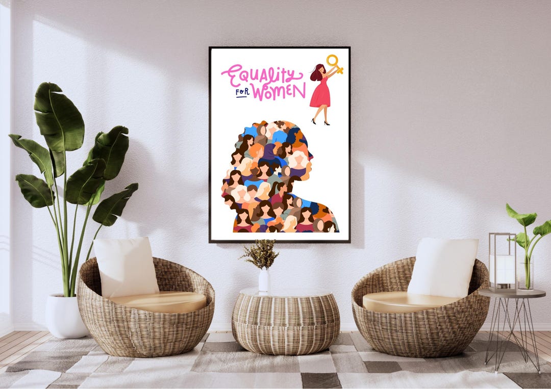 Equality for Women Digital Print Minimalist Poster or Picture Aesthetic ...