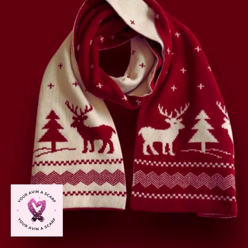 Christmas Scarves - Etsy