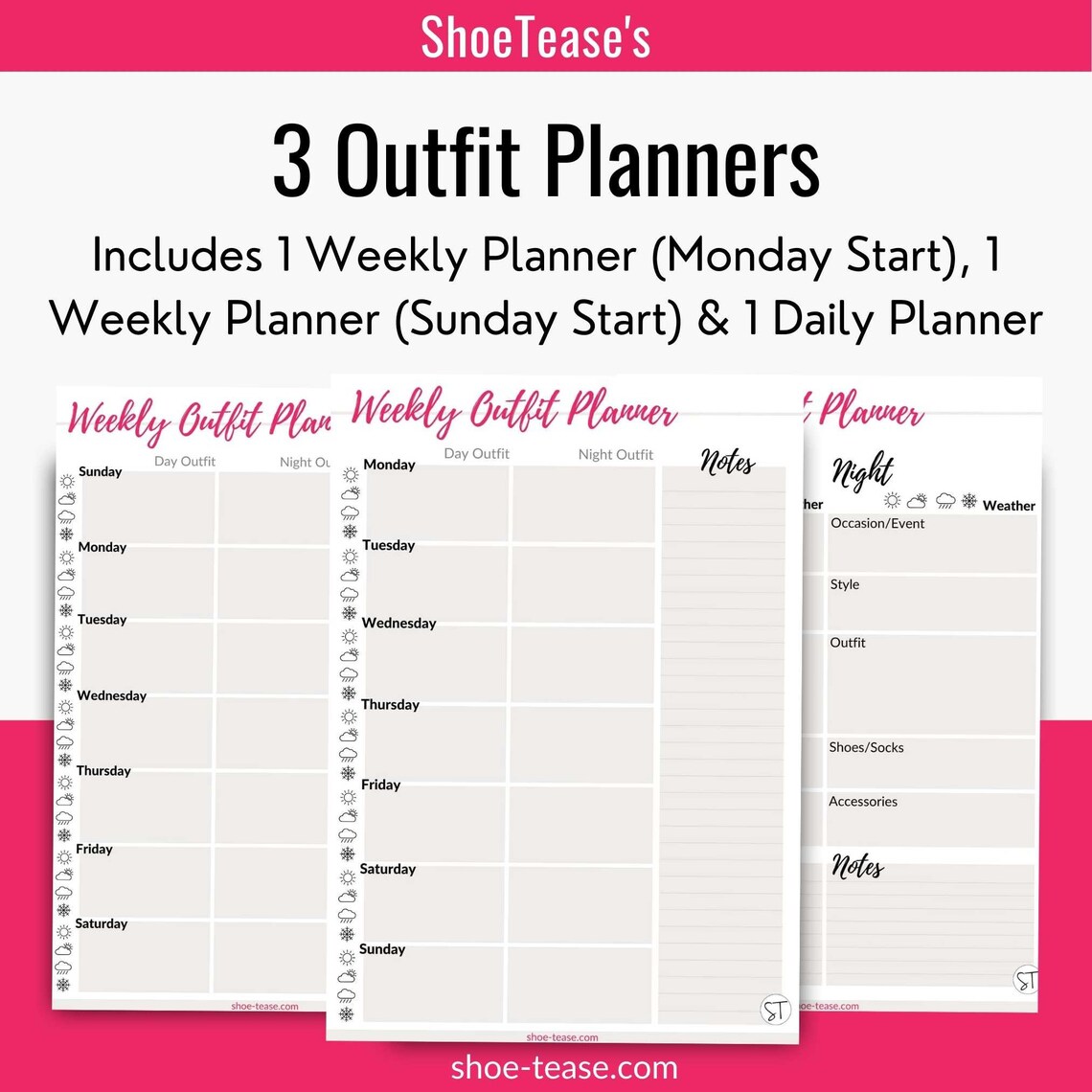4 Season Edgy Rock Style Capsule Wardrobe Planner for Women | Core ...