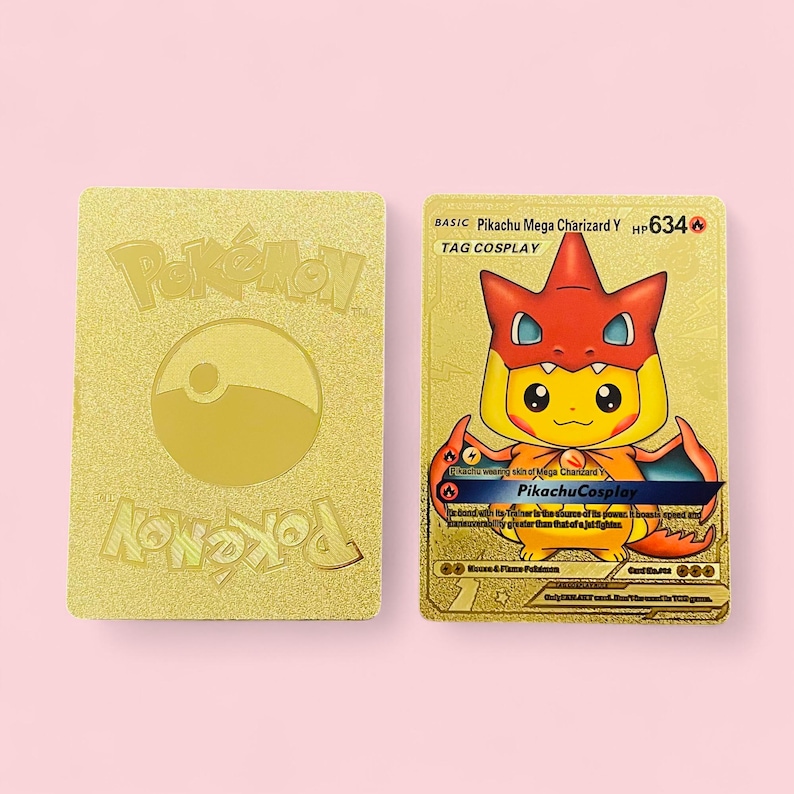 Pikachu Cosplay Proxy Card – High Quality UV Print | Collectible Fan ...