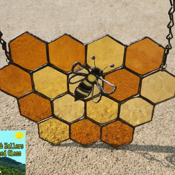 Honeybee Suncatcher - Etsy