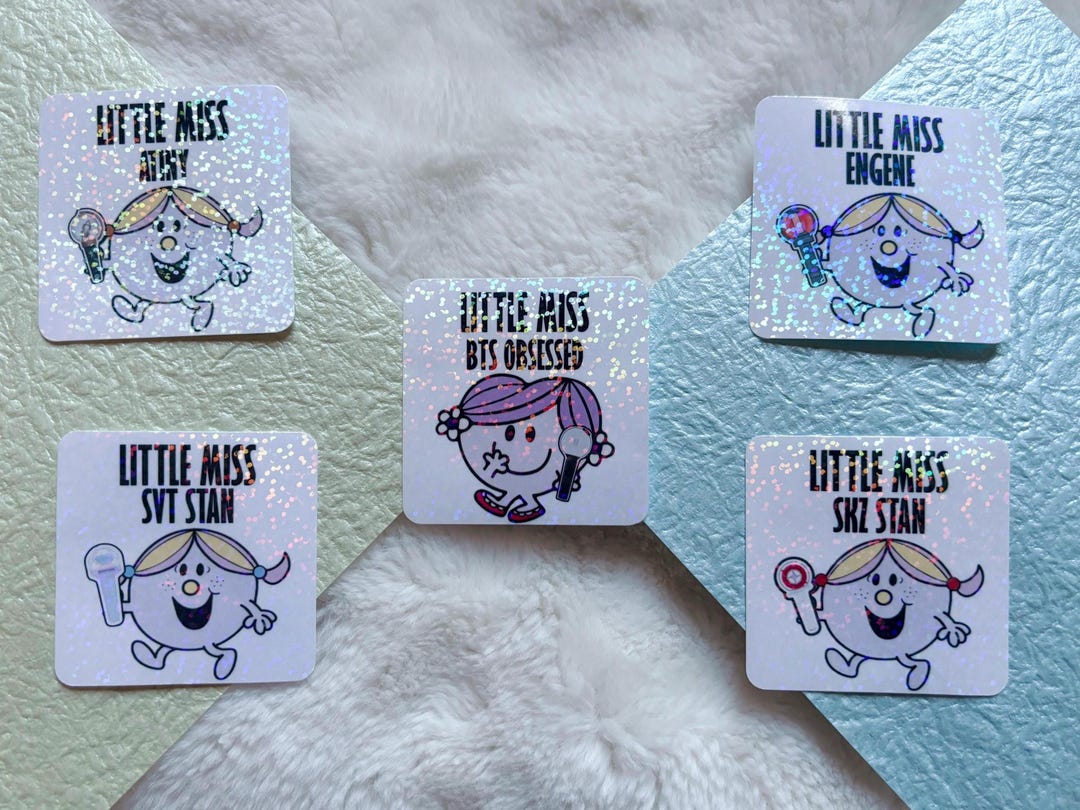 Kpop Little Miss Stickers, Little Miss BTS Obsessed, Little Miss Engene ...
