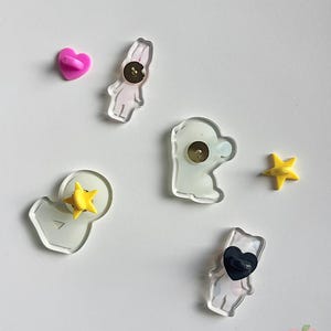 Sonny Angel Smiski Acrylic Pin, Sonny Angel, Sonny Angel Pin, Smiskis ...