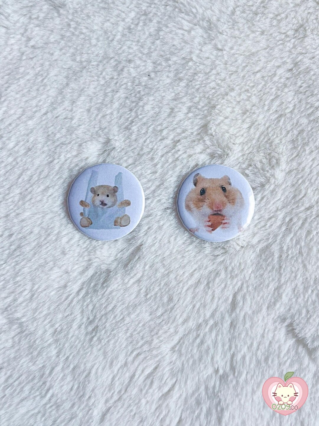 Cute Hamster PNG Pin, Hamster PNG Button, Hamster Pin, Japanese 1.25 ...