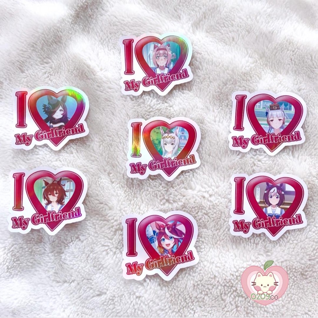 Pretty Derby Stickers, I Love My Girlfriend, Uma - Etsy