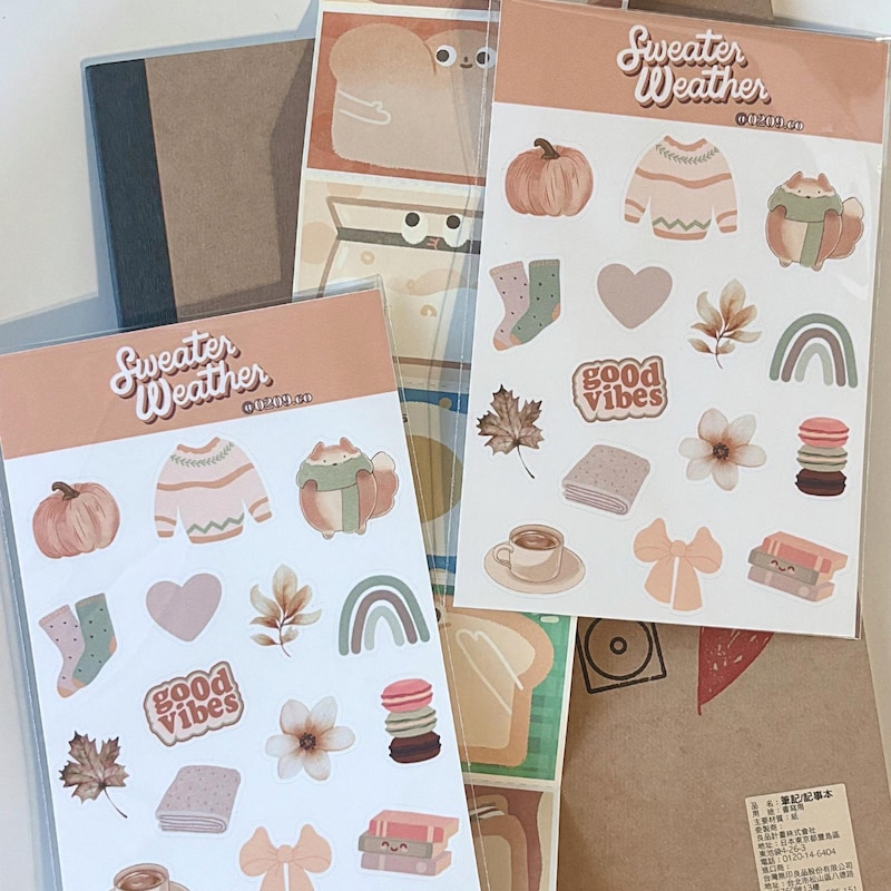 Autumn Stickers - Etsy