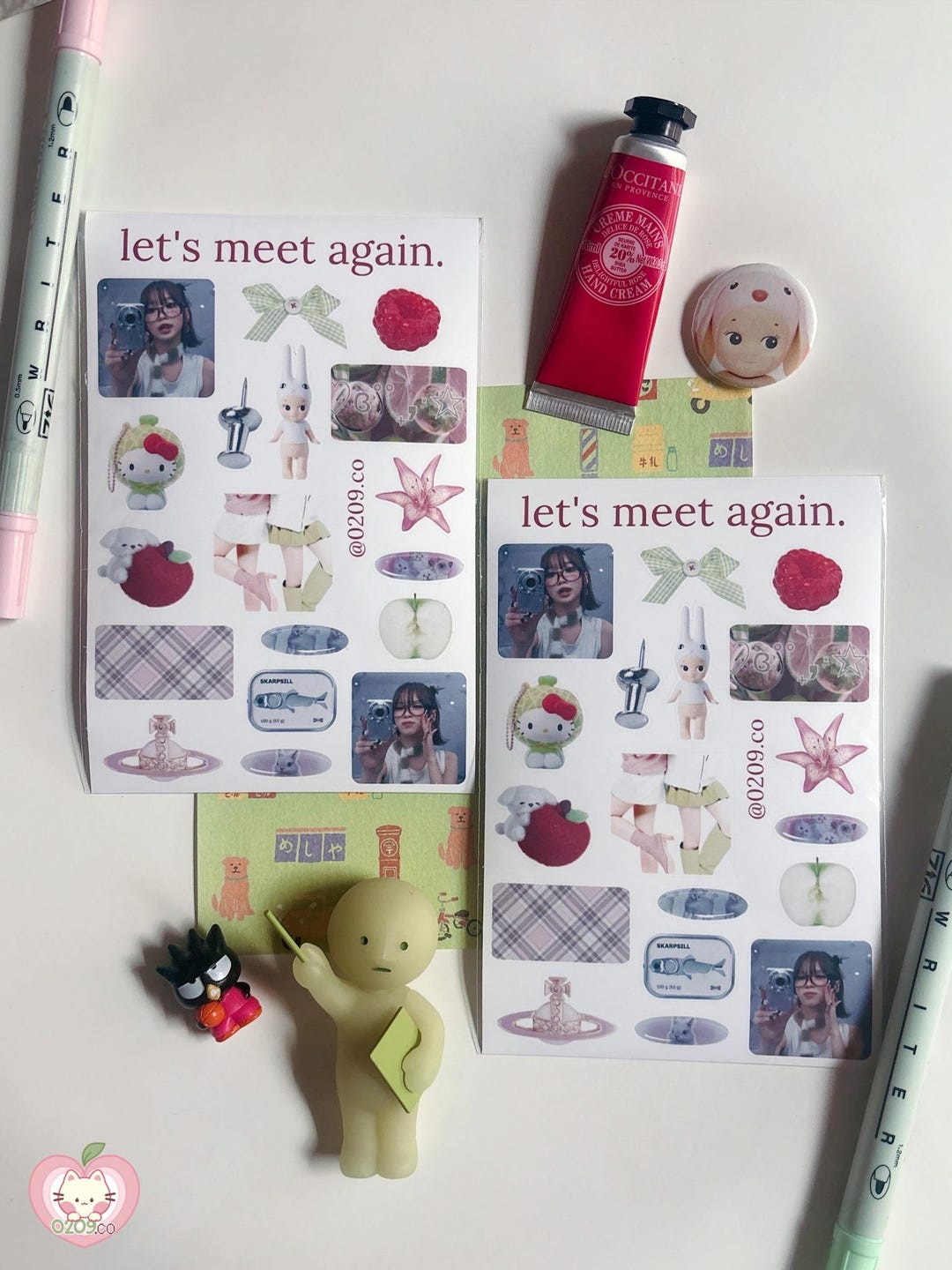 Let's Meet Again Sticker Sheet- Kawaii, Cute Stickers, Kpop Stickers ...