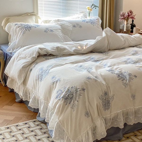 Lace Duvet Cover - Etsy