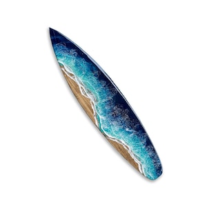 6' Resin Surfboard With Waterfall Edge - Etsy