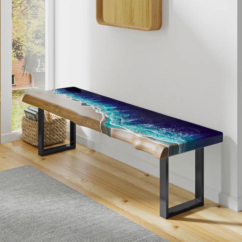 Wood Epoxy Bench Top - Etsy