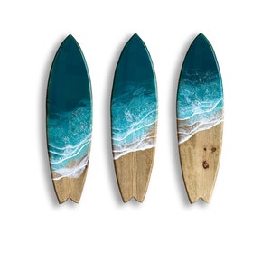 Resin Wave Surfboards, Set of 3 - Etsy