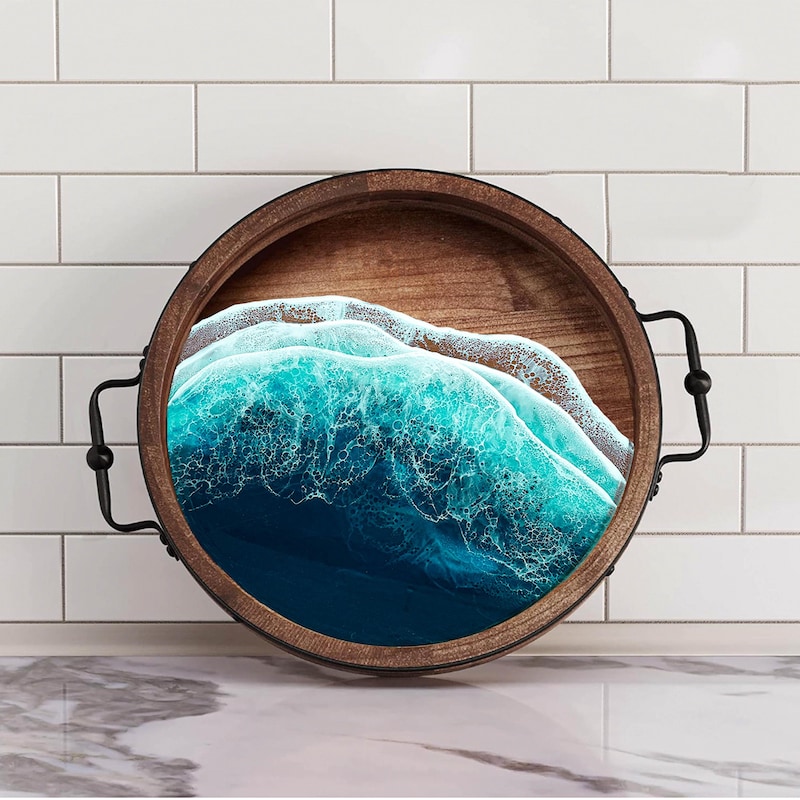 Oval Wood Epoxy - Etsy