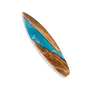Resin River Surfboard, Live Edge, Olive Wood - Etsy