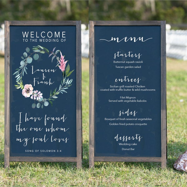 Welcome Chalkboard - Etsy