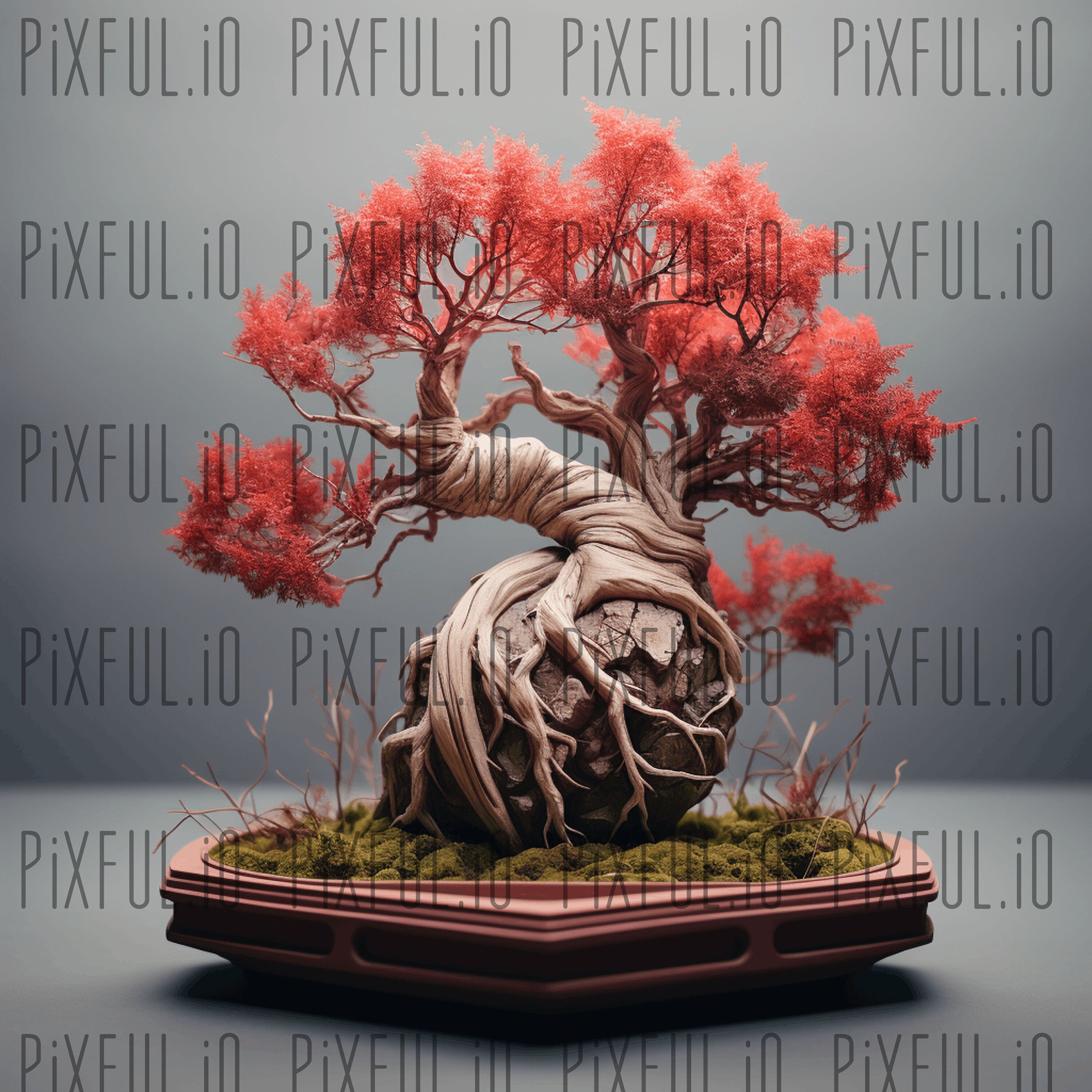 Digital Bonsai Art Paper Digital Patterns 24 Pack Clip Art - Etsy