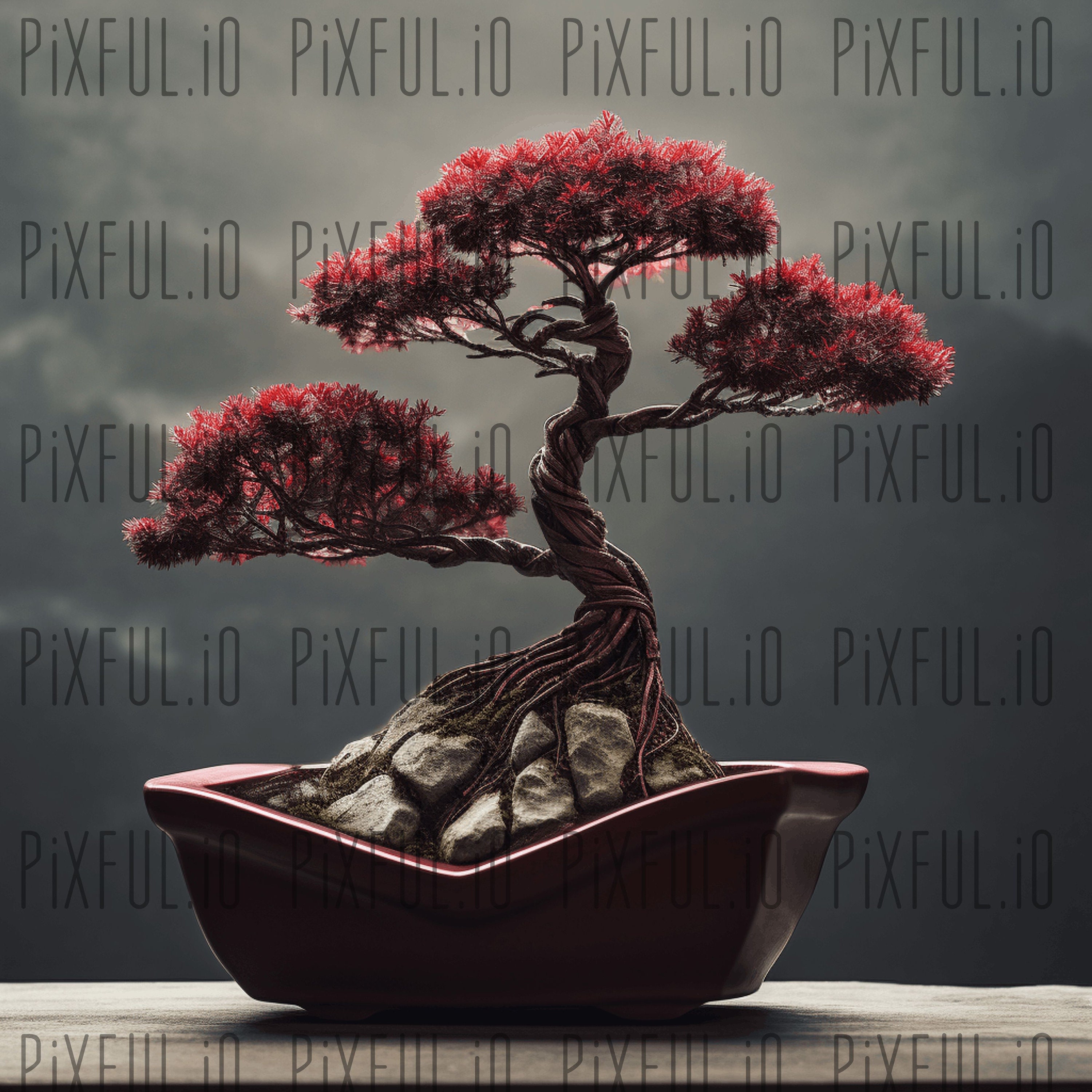 Digital Bonsai Art Paper Digital Patterns 24 Pack Clip Art - Etsy