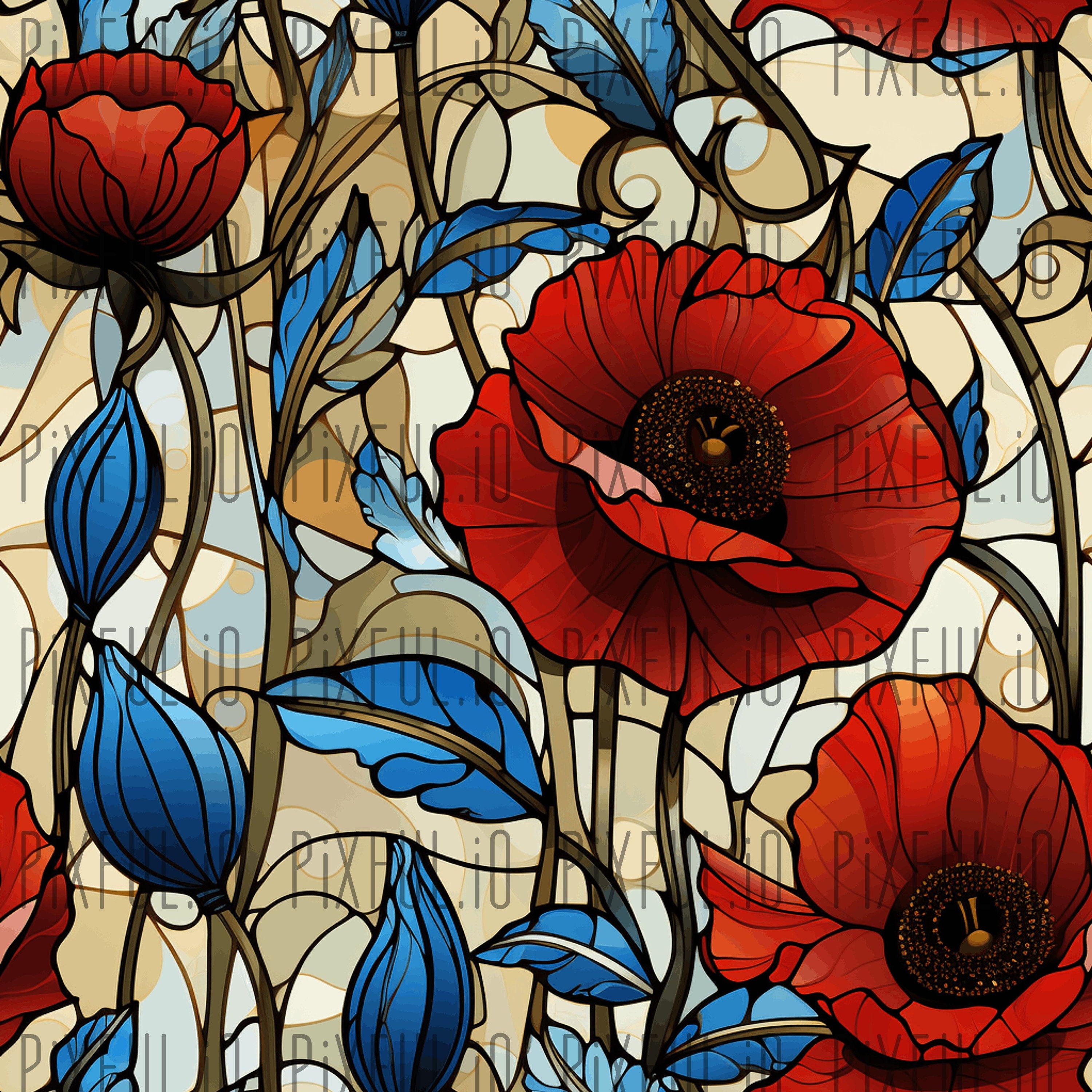 Seamless Mackintosh Pattern Patterns, Digital Paper 24 Pack, Junk ...