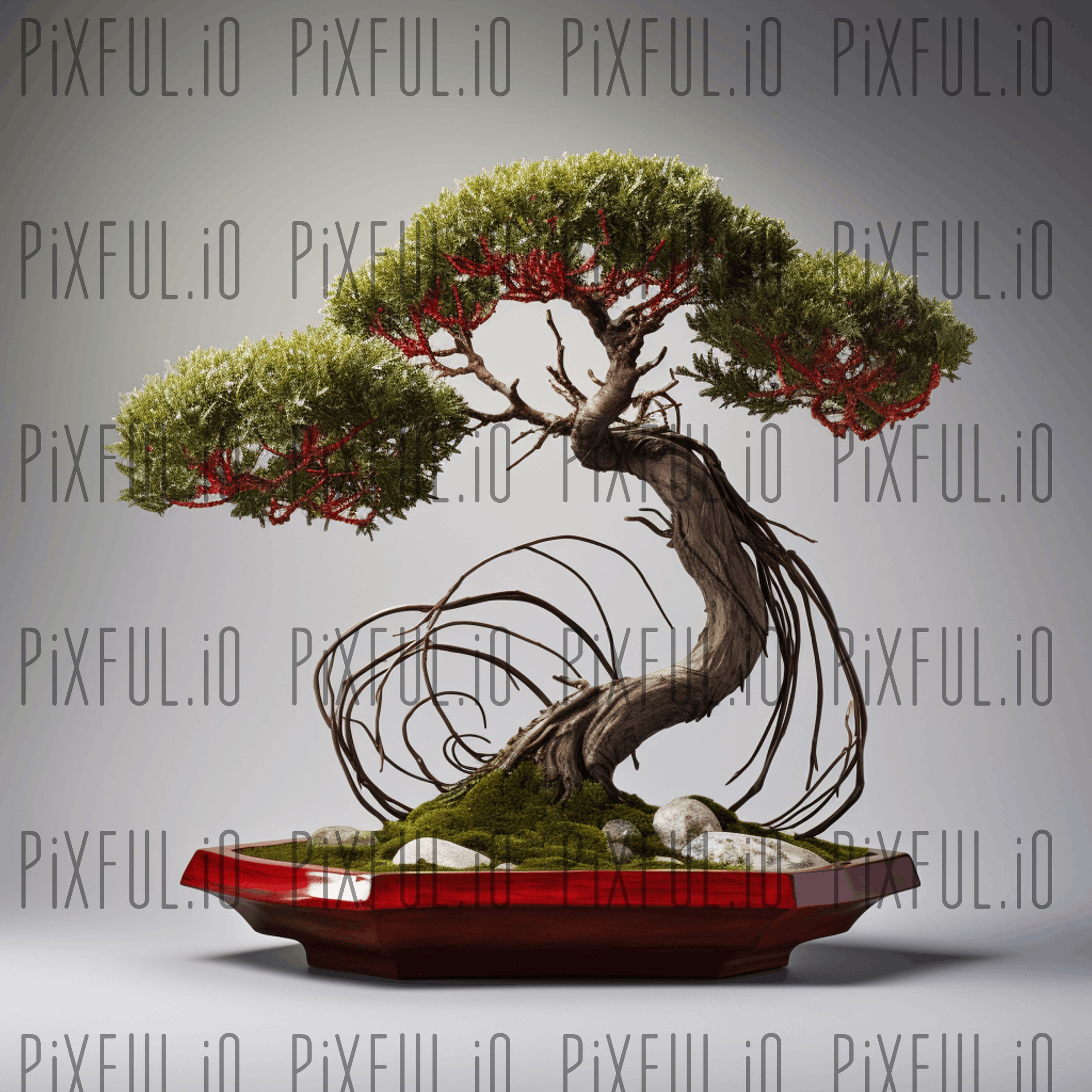 Digital Bonsai Art Paper Digital Patterns 24 Pack Clip Art - Etsy