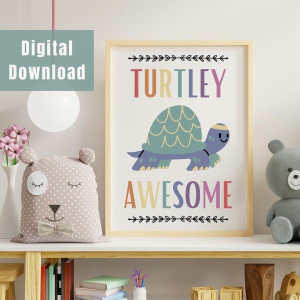 Turtle Wall Art - Etsy