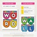 Rainbow Crayon Word Wall Kit: Editable Classroom Decor (digital ...