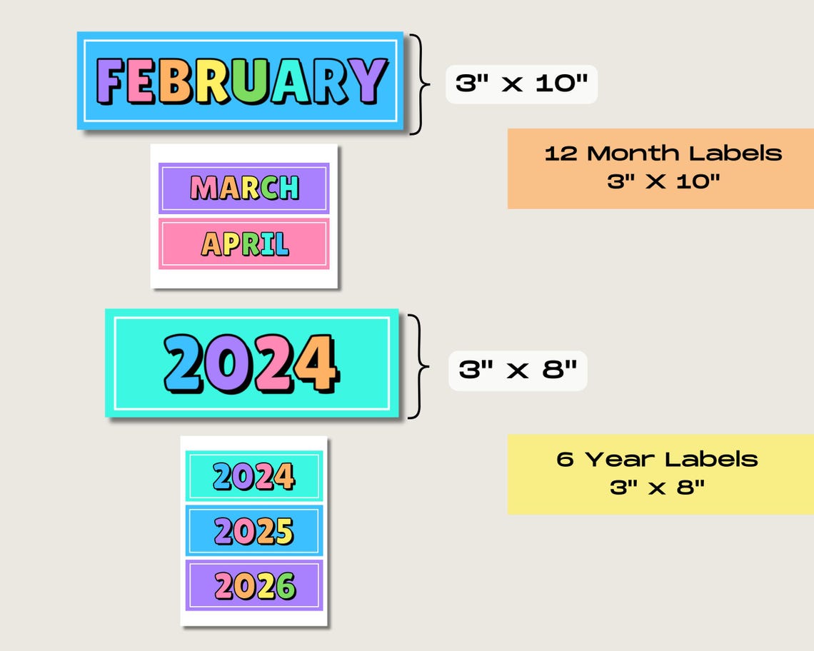 Pastel Classroom Calendar Bundle: Editable Canva Template (digital ...