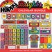 Rainbow Classroom Calendar Bundle: Printable Weather Station (canva ...