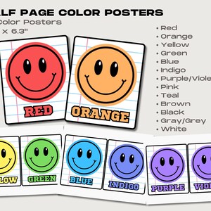 Editable Pastel Color Posters, Printable Classroom Color Posters ...
