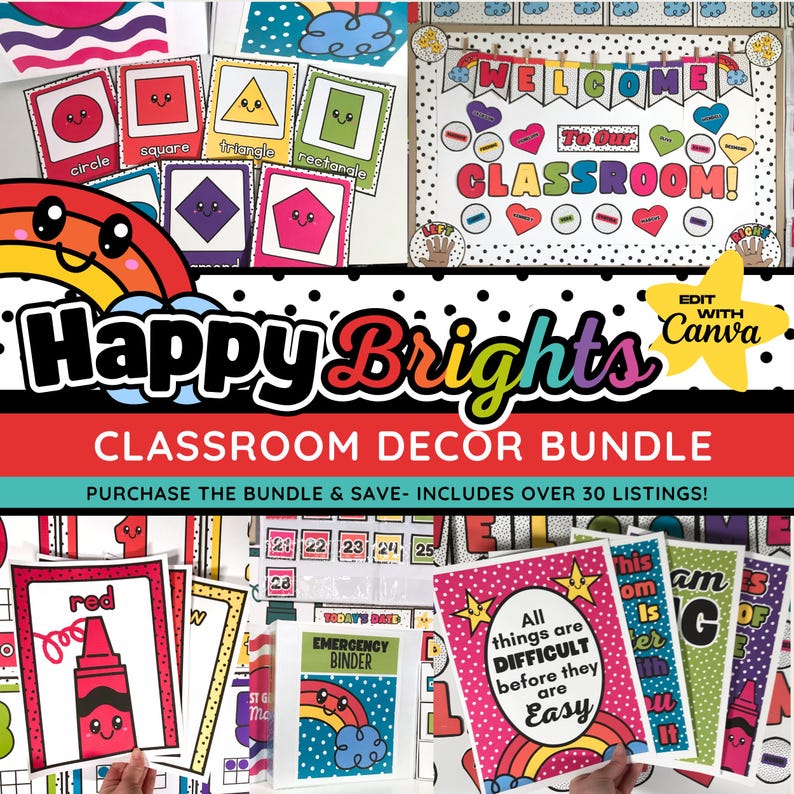 Rainbow Calming Corner Posters: Breathing Exercises (printable ...