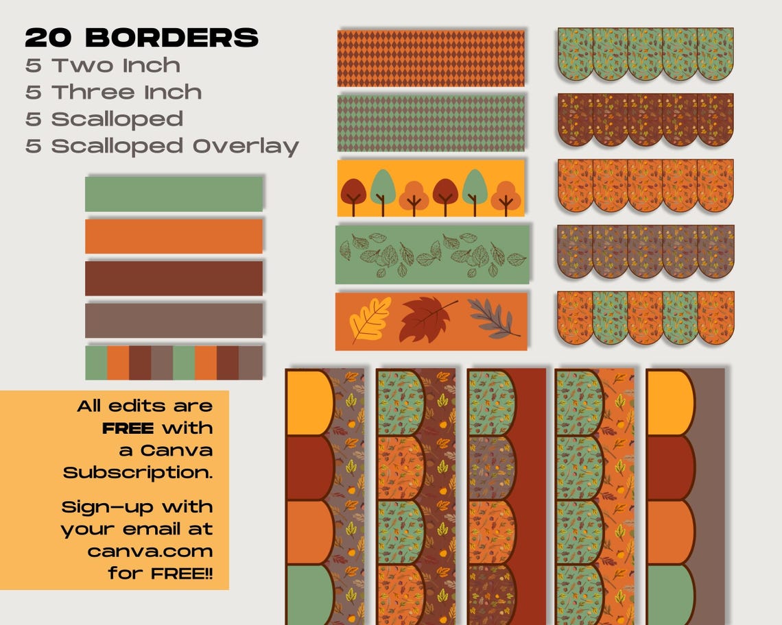 Fall Bulletin Board Bundle, Editable & Printable Autumn Bulletin Board ...