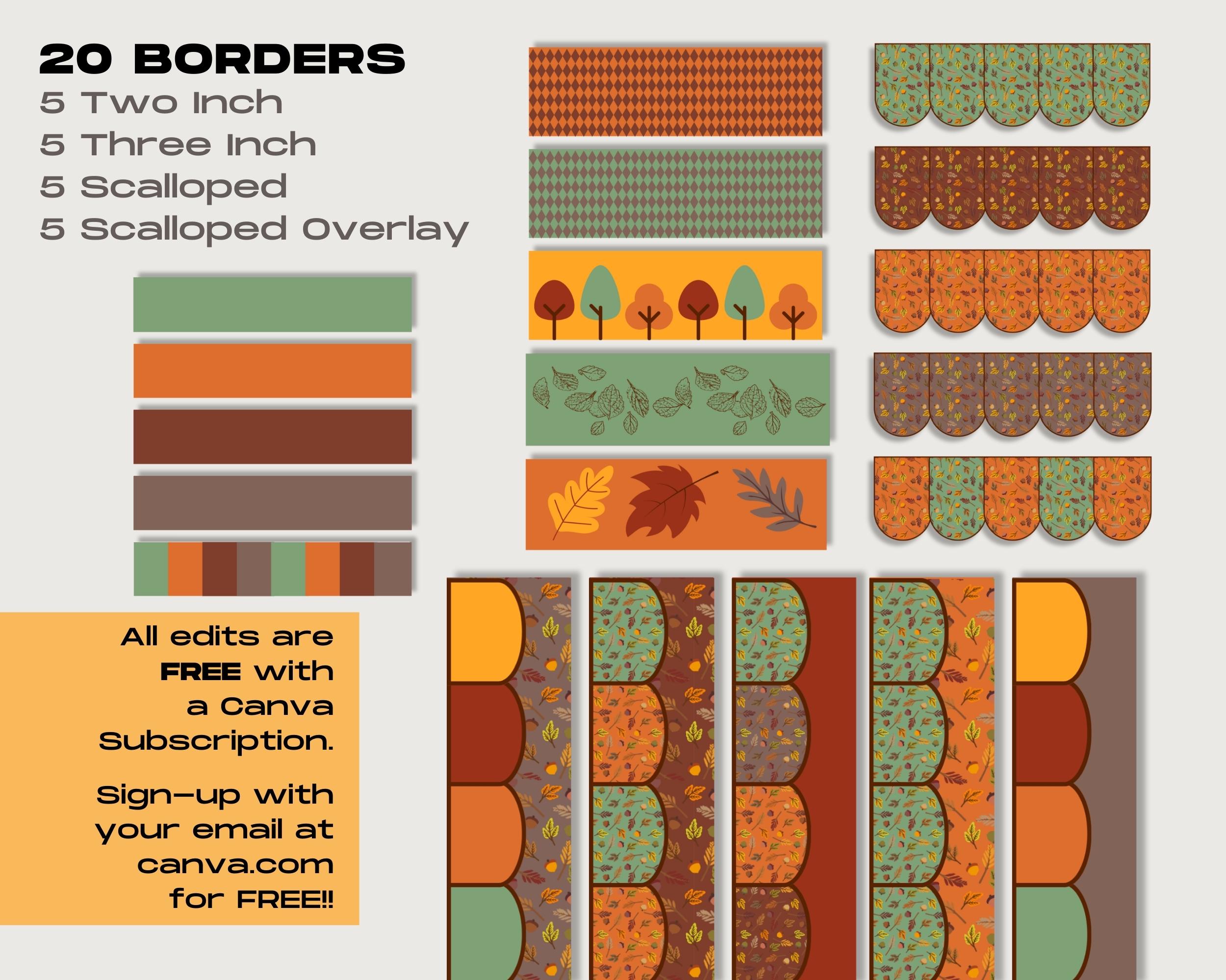 Fall Bulletin Board Bundle, Editable & Printable Autumn Bulletin Board ...