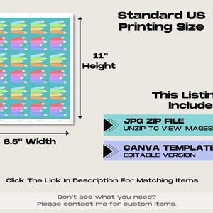Rainbow Bulletin Board Borders: School Classroom Decor (canva Template ...