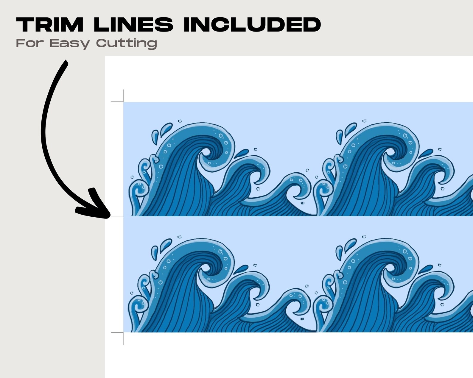 Ocean Theme Bulletin Borders: Editable Classroom Decor (canva Template ...