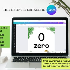 Jungle Numbers, Editable 0-20 Posters, Skip Counting, Number Line, Ten ...