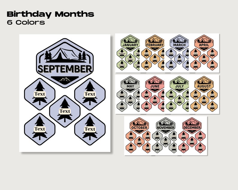 Adventure Birthday Classroom Display: Editable Banner & Labels (canva ...