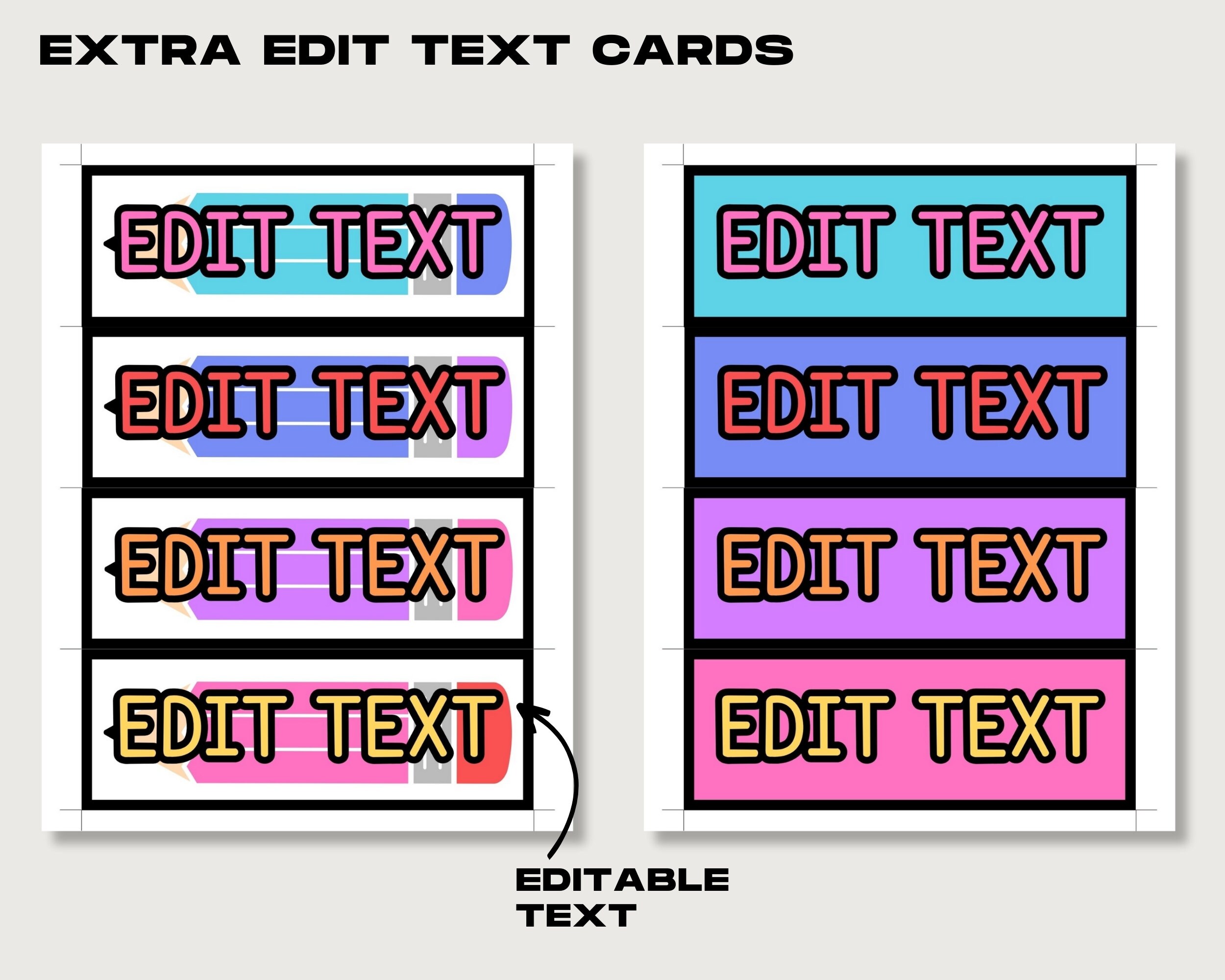 Bright Rainbow Class Schedule, Editable Classroom Schedule Display ...