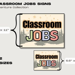 Classroom Jobs Display, Printable & Editable Classroom Jobs Labels ...
