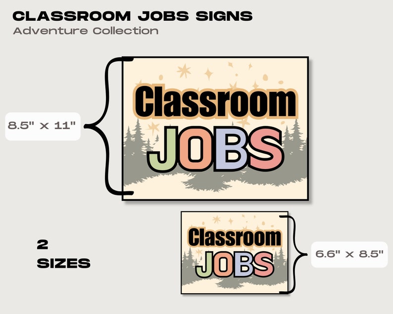Classroom Jobs Display, Printable & Editable Classroom Jobs Labels ...