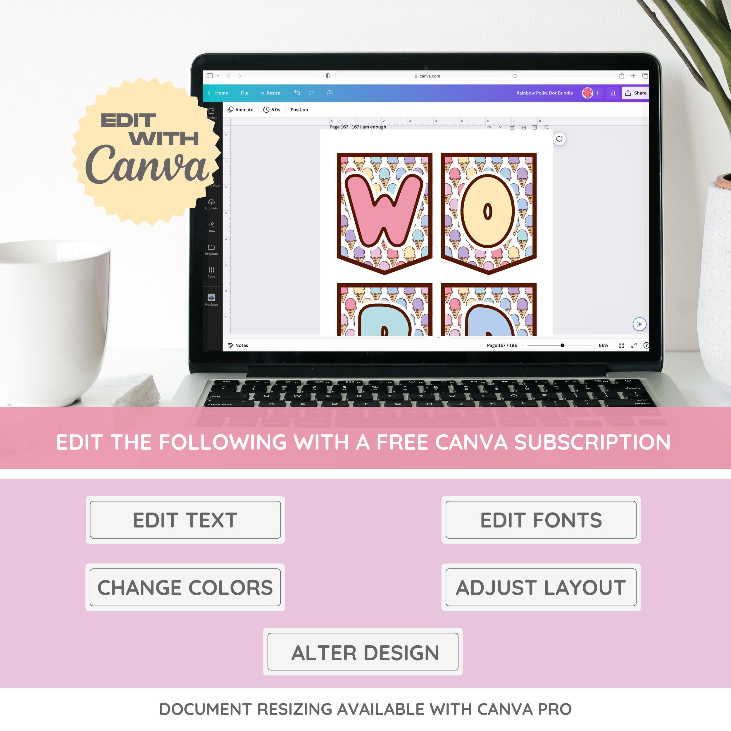 Classroom Word Wall Display, Printable & Editable Word Wall Bundle ...