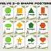 Jungle Shapes Classroom Posters: 2D & 3D Shapes, Editable Canva ...