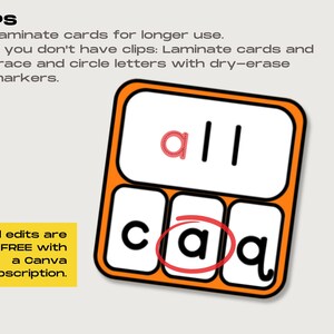 Three Letter Sight Words Match & Clip, Printable Kindergarten Sight ...