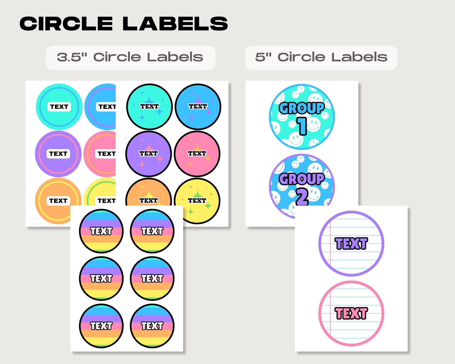 Editable Pastel Classroom Labels: Printable Storage Organization (canva ...