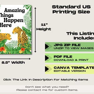 Jungle Growth Mindset Posters, Printable Kids Motivational Poster ...