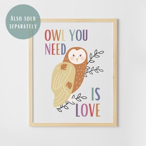 Boho Animal Pun Posters, Classroom Animal Wall Art, Kids Bedroom Art ...