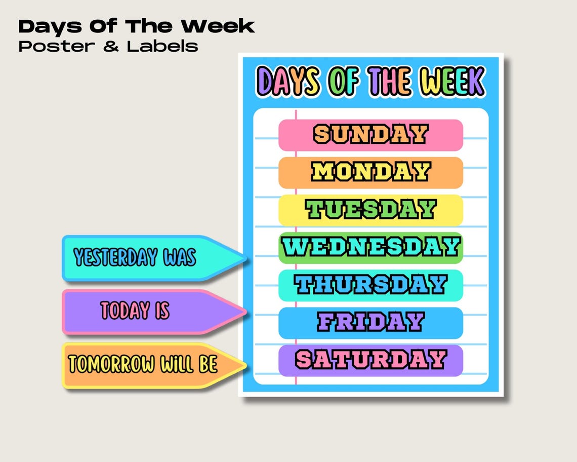 Pastel Classroom Calendar Bundle: Editable Canva Template (digital ...