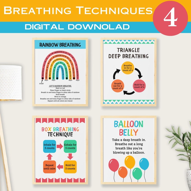 32 Calming Corner Posters, School Counseling Signs Posters ...