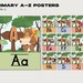 Adventure Alphabet, Printable & Editable A-Z Posters, Camping Animals ...