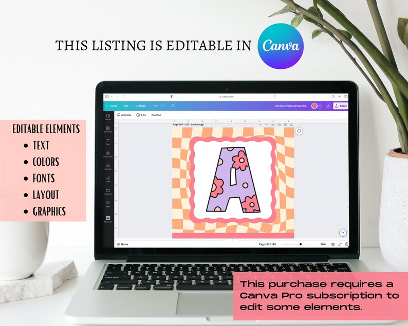 Retro Vibes Alphabet Bundle, Editable Retro A-Z Posters, Elementary ...