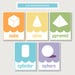 Retro Chicks Shape Classroom Posters, 2-D 3-D Shape Prints, Printable ...